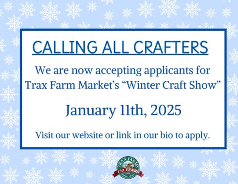 Winter Craft Show Vendor Application | Trax Farms